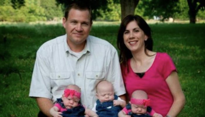 The doctor broke the incredible news to the couple two weeks after the ...