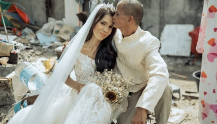 A lovely wedding was planned for a homeless couple who had been ...